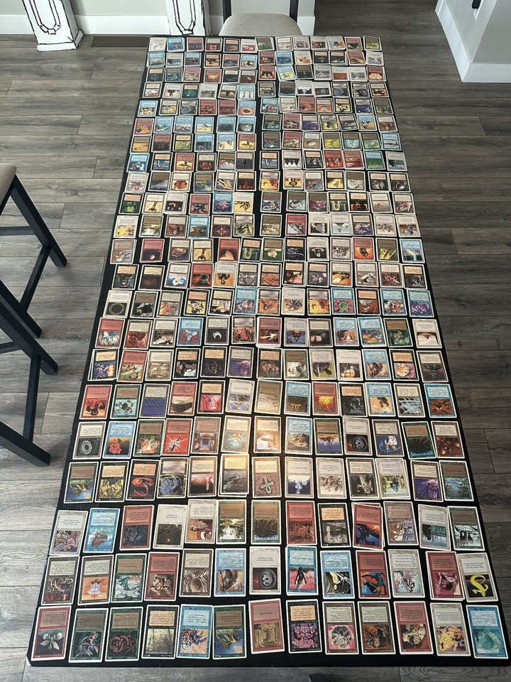 HUGE MAGIC THE GATHERING COLLECTION! 1459 CARDS, REVISED 1994 & 1995 ...