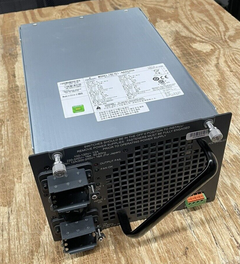 Emerson AA25350 6000w AC Cisco Power Supply Pwr-c45-6000acv 30 Day WTY ...