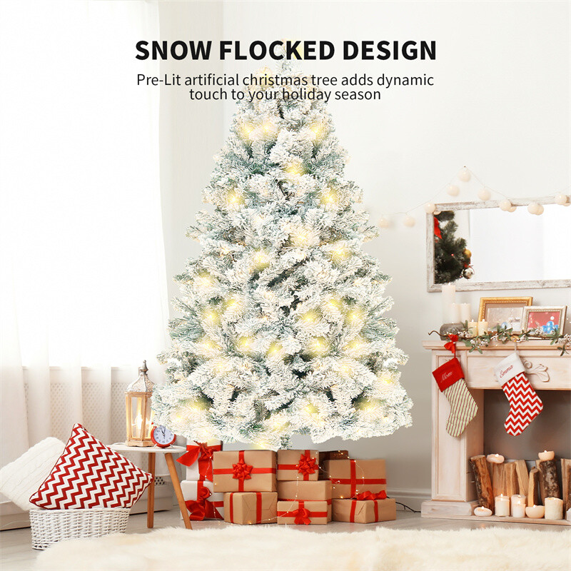 Christmas Tree PVC Artificial Snow Christmas Tree Mall Window ...