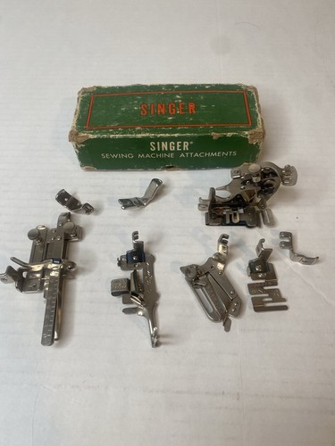 Vintage Singer Sewing Machine Attachment Lot of 8 with Original Box | eBay