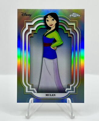 2024 Topps Chrome Disney MULAN Silver Refractor #79 SSP MINT | eBay