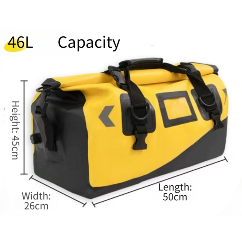 Waterproof Storage Bag 66L PVC Nylon with Fast Release Buckle Diving ...