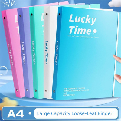 PP A4 File Folder 3 Hole Ring Binder Folder New Data Folder Score Test ...