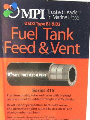 3/8 Inch Fuel Hose 1/4 Inch (6mm) ID Fuel Line Hose 15FT NBR Rubber ...
