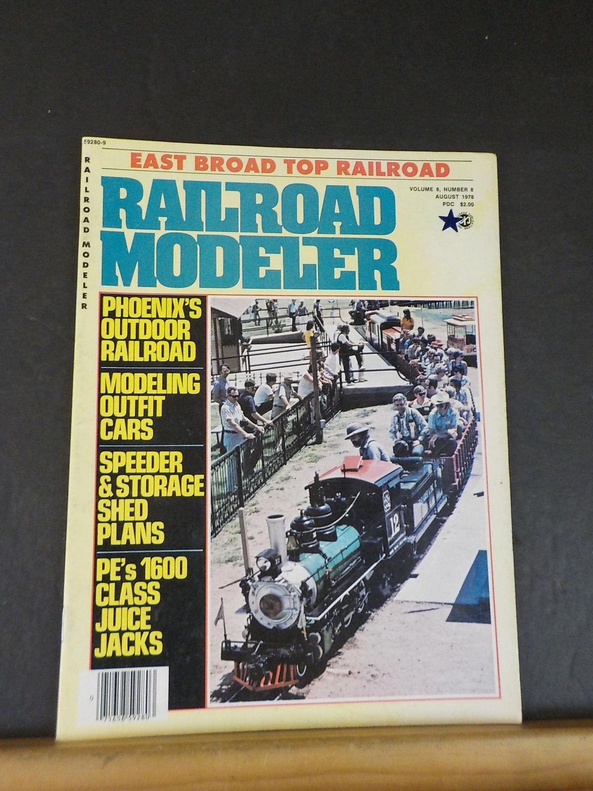 Railroad Modeler 1978 August V8 #8 Outfit Cars Speeder & storage shed ...