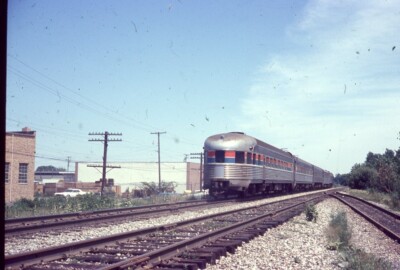 AMTRAK Railroad Train Back End Coach Original 1974 Photo Slide | eBay