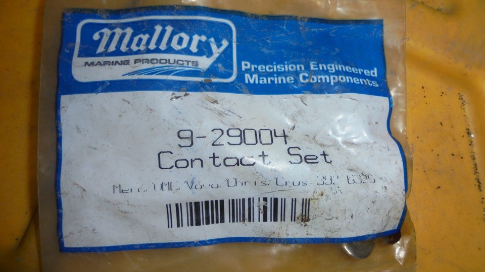 MALLORY 9-29004 CONTACT FOR VOLVO 392-6326 POINTS | eBay