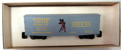 HO SCALE ROUNDHOUSE 3025 BILLBOARD HERCULES GRAY BOX CAR NEW | eBay