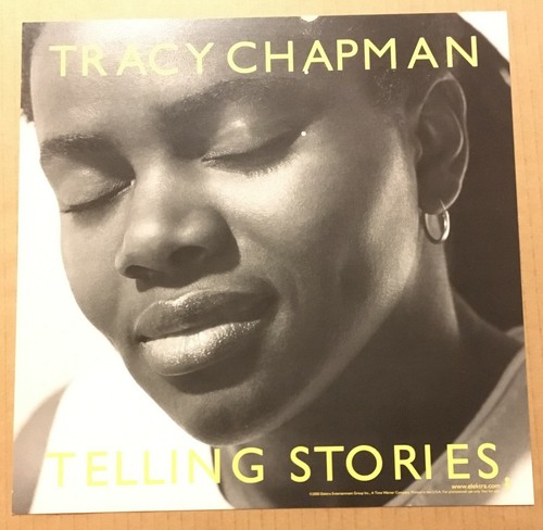 TRACY CHAPMAN Rare 2000 VINTAGE DOUBLE SIDED PROMO POSTER FLAT 4 ...