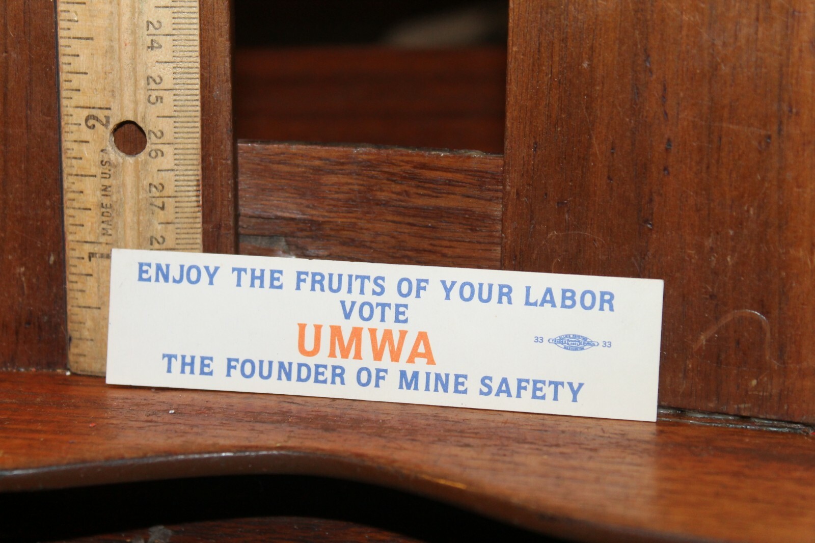 Vintage Coal Mining Decal Sticker UMWA United Mine Works America | eBay