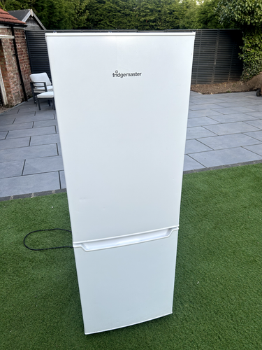 FRIDGEMASTER Freestanding Fridge Freezer White 50cm W, 144cm H | eBay UK