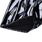 Lady PVC Leather Bodycon Dress Sleeveless Stand Collar Party Clubwear ...