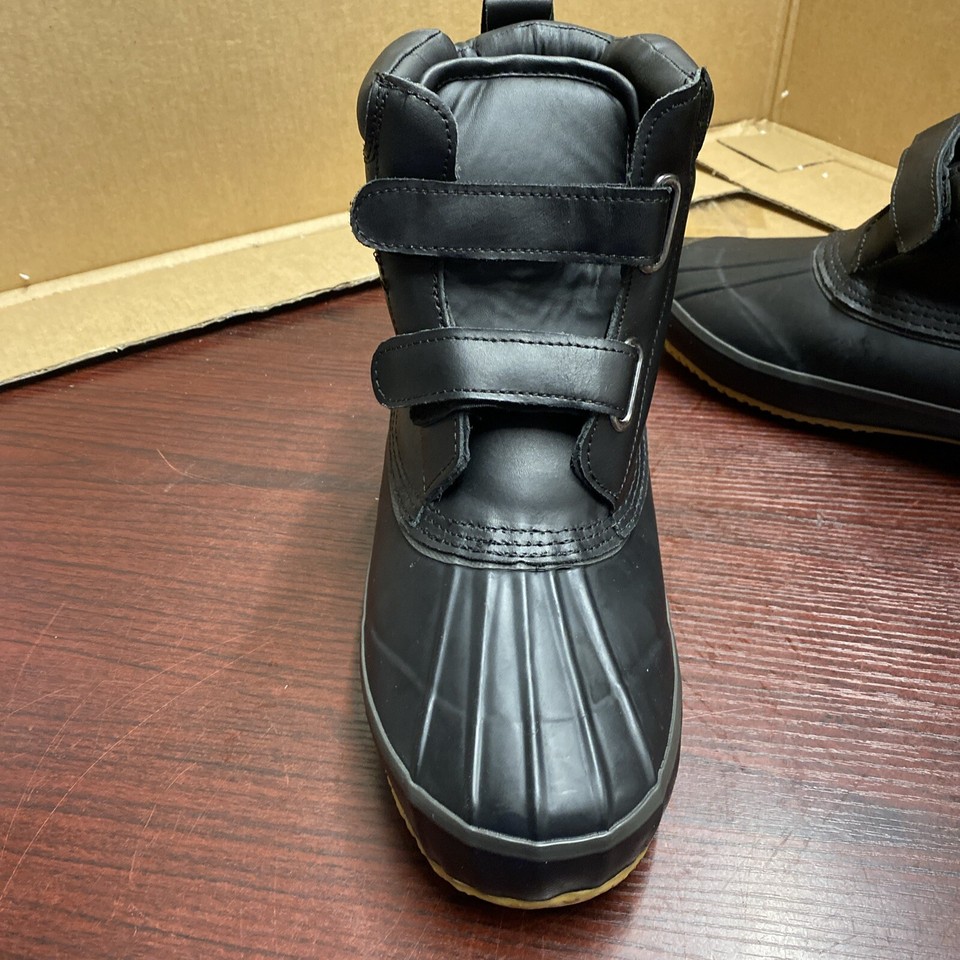 Habands Ice House Boots Insulated Leather & Rubber Men's 9EEE Black | eBay