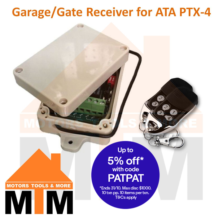 Garage Door Slide Sliding Swing Gate Remote Receiver Compatible with ...