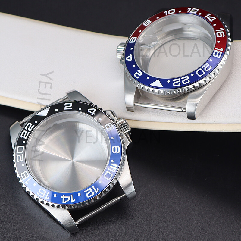 40mm Watch Cases Two Color Ceramic Bezel Fit Nh35 Eta 2824 Miyota 8215 ...