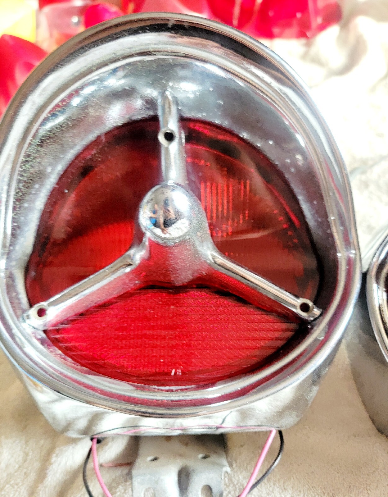 1957 Oldsmobile Tail Light Assemblies Housing Pair Set of 2 Genuine OEM ...