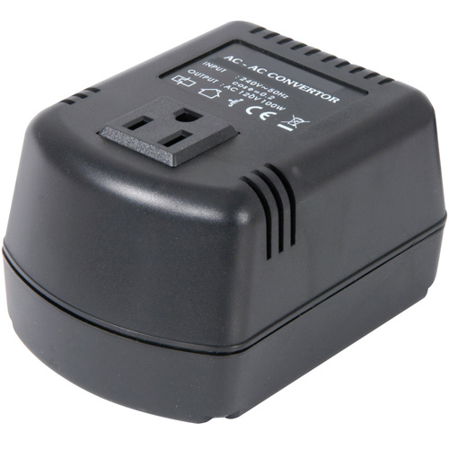 UK Plug to US Socket Voltage Step Down Converter *230V 110V 70W* Mains ...