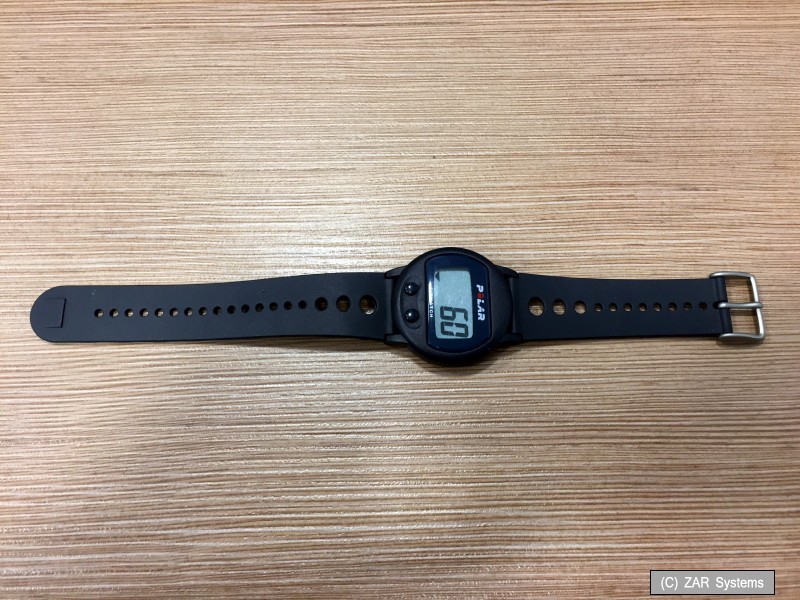 POLAR Fitwatch Pulsmessuhr, NEUW. BULK ohne Zubehör und Bauchgurt BITTE ...