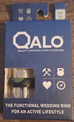 (SB - 1) QALO MEN'S SIZE 10 CAMO SILICONE RING | eBay