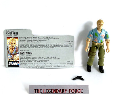 Gi Joe Chuckles 1987 Vintage Action Figure 95% complete Near Mint Must ...