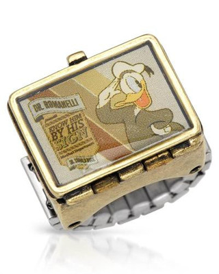 DISNEY New Donald Duck Ring in Two Tone Base Metal. | eBay