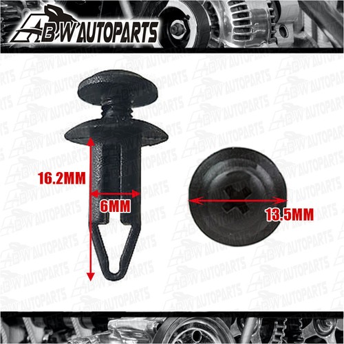 Qty.100 for Ford Falcon AU BA BF FG Territory SX SY SZ Plastic Scrivet ...