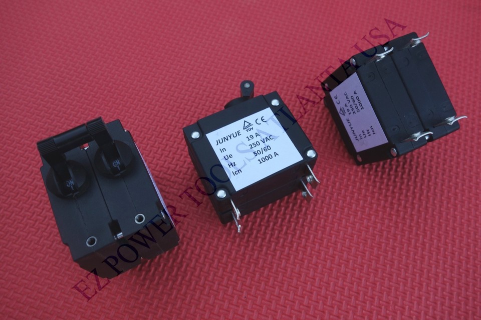 CHINEHOW Circuit Breaker 2 Pole 19A 250V 50/60Hz for Gas Diesel ...