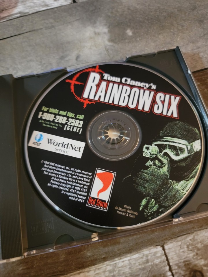 Tom Clancy's Rainbow Six PC CDROM Red Storm Entertainment 1998 for ...