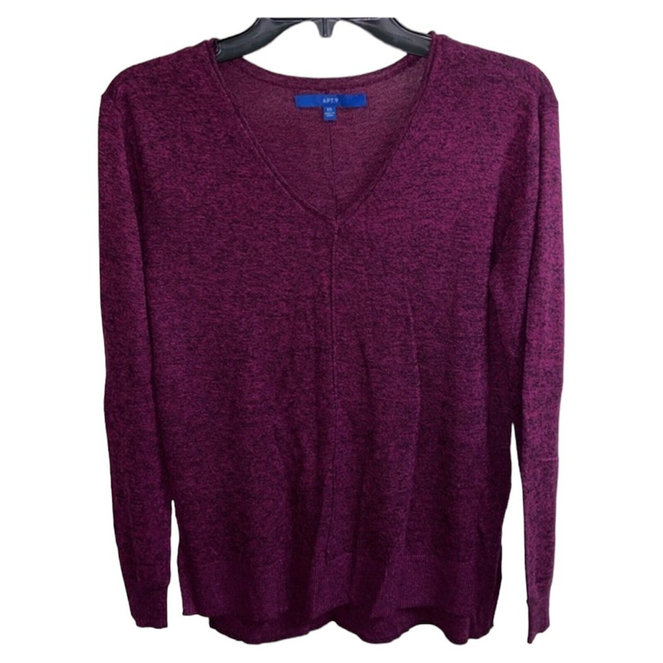 Apt. 9 Women Pullover Sweater Top Size Petite XS Acrylic Blend RN#73277 ...