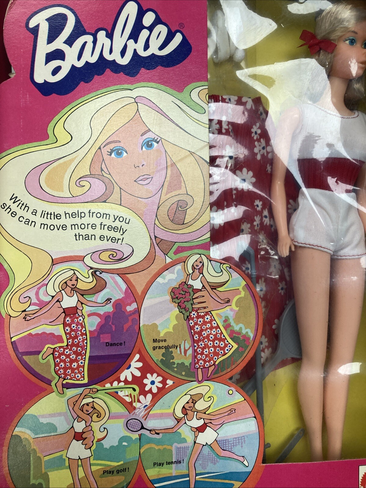 Vintage Free Moving Barbie Doll 1974! Mod Rare. Mattel NRFB | eBay
