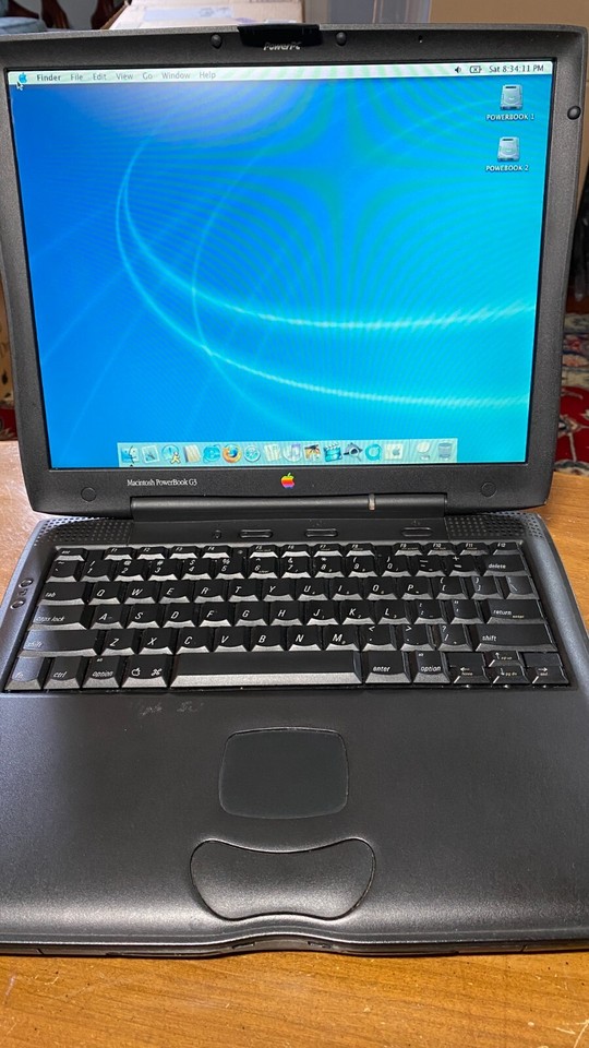 PowerBook G3 Wallstreet 300 MHz 320 MB 18 GB HD OS 9 & 10 -- FOR PARTS ...