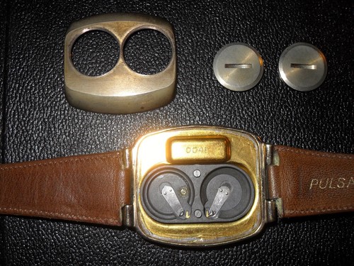 Rare Pulsar P1. LED Wristwatch, "Salesman Sample" with 4 -25IC. Module ...