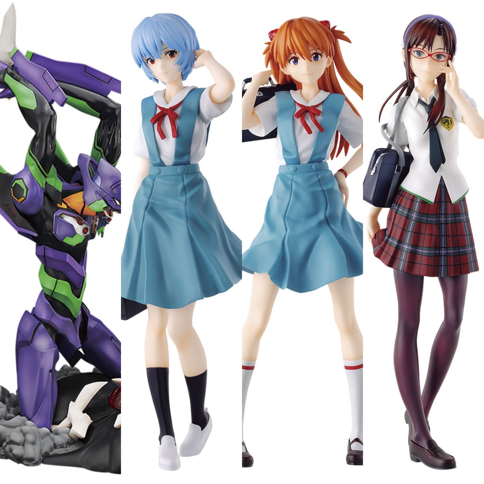 Ichiban Kuji Evangelion Figure Complete Set Eva Unit-01 Roar Bandai ...