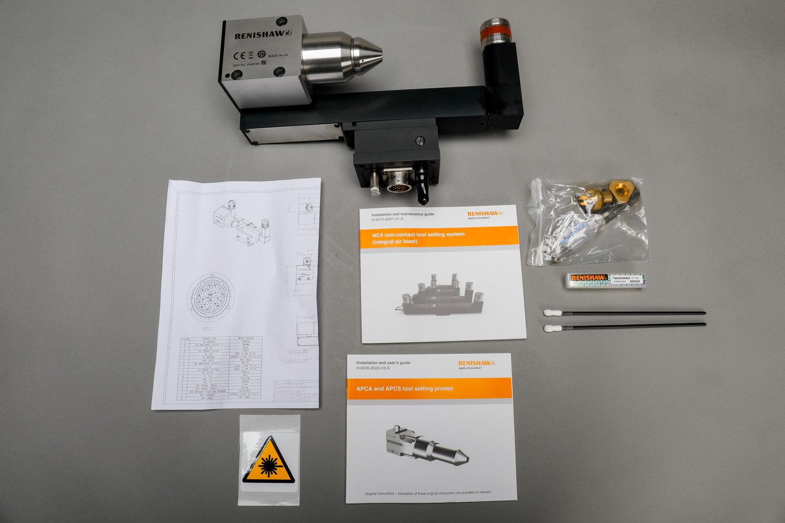 NEW IN BOX Renishaw NC4 Laser Tool Setter with APC Probe FAST SHIP FROM ...