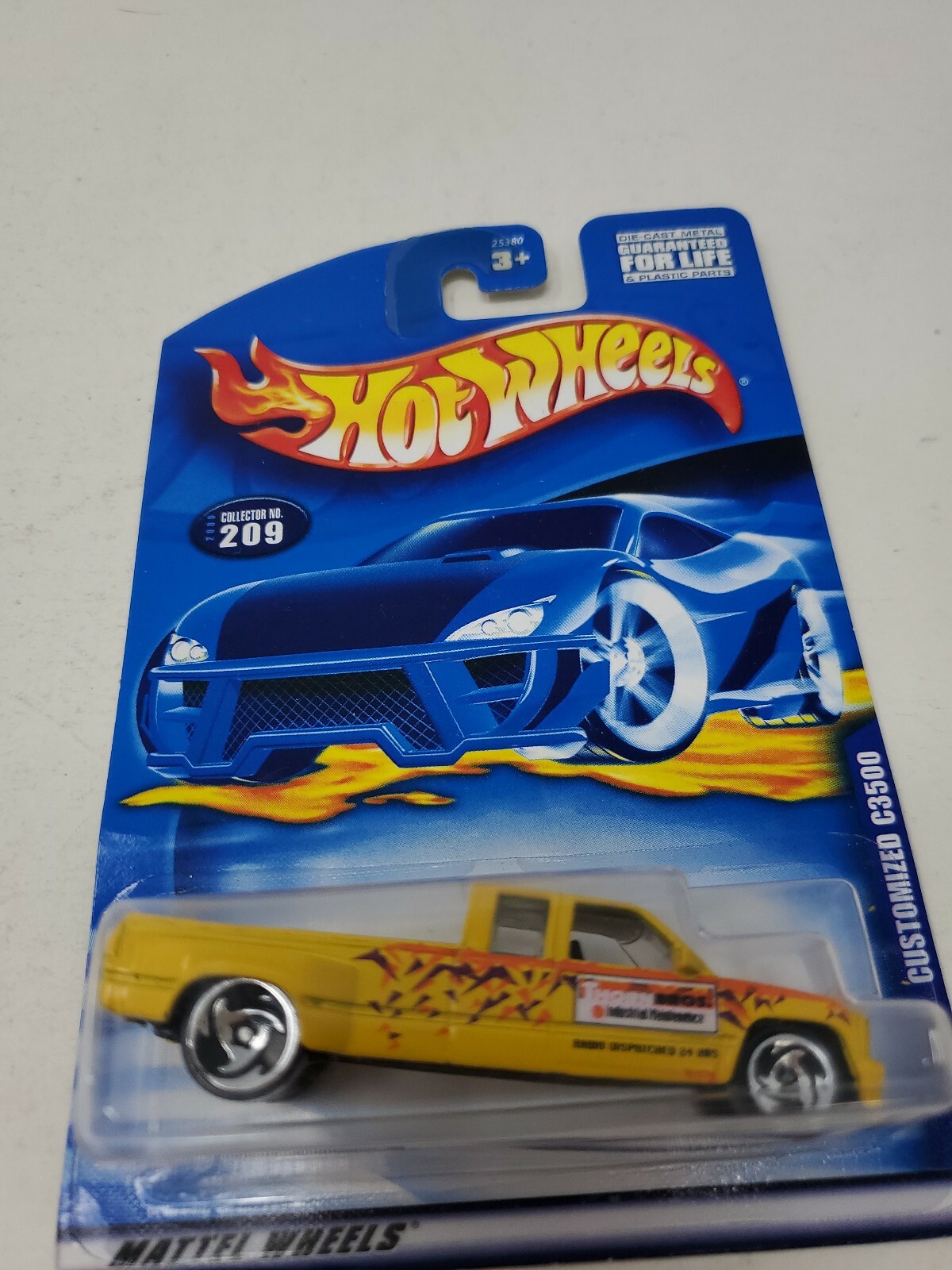 2000 Hot Wheels Chevy C3500 Custom Pickup #209 Yellow for sale online ...