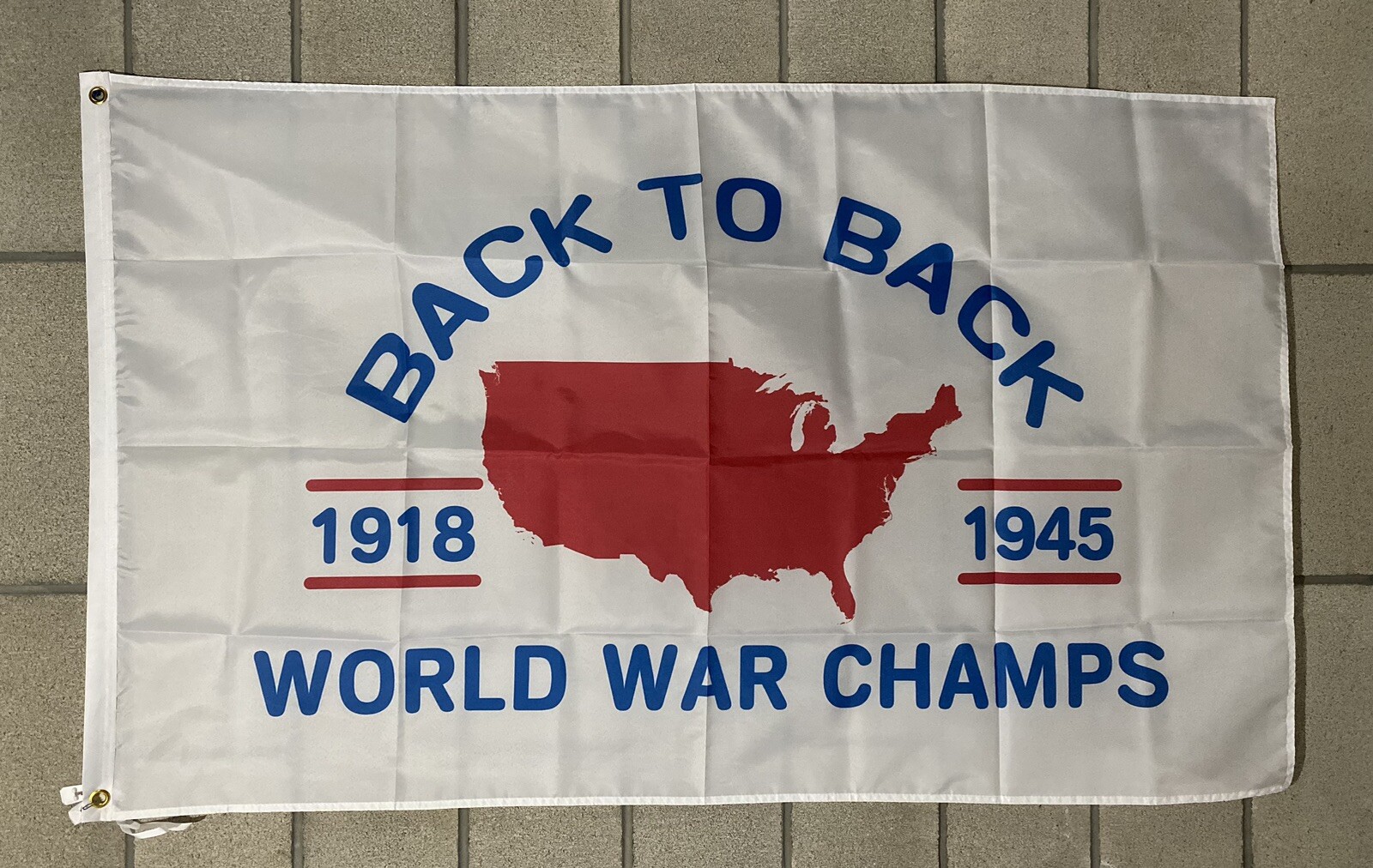 Back To Back World War Champs Flag FREE SHIP USA Beer Trump Republican ...