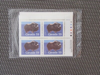 Canada Stamp #1174a - Musk Ox (1989) 59¢ PB set MNH sealed | eBay