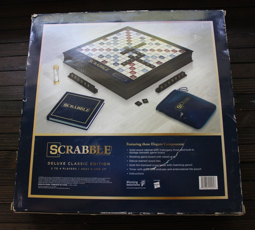 Winning Solutions 20810 Scrabble Giant Deluxe Edition Wooden Board Game ...