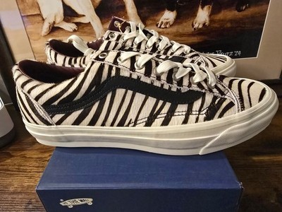 Vans Premium LX Old Skool 36 Pony Hair Zebra VN000EHDZBR Men's Size 10 ...