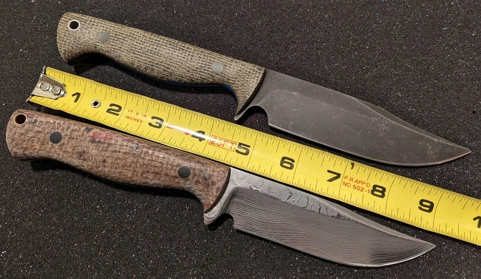 Dan Tope Knife Custom Hacksaw Jim All Around Utility Bushcrat Fighting ...