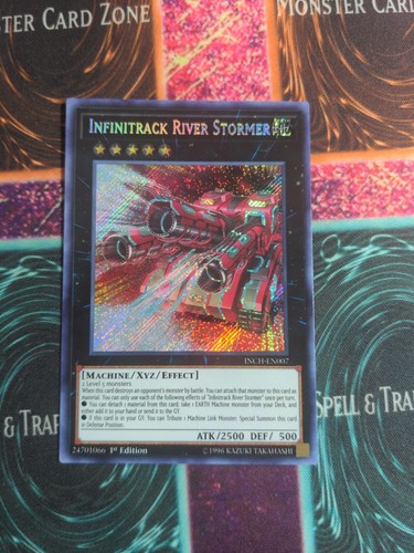 Yu-Gi-Oh! Infinitrack River Stormer INCH-EN007 1st Edition Secret Rare ...