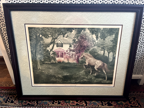 G. H. Rothe original mezzotint signed and numbered. "Homecoming" | eBay