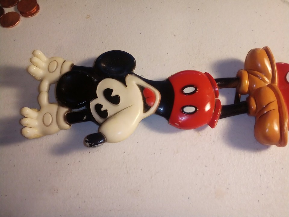 Vintage MICKEY MOUSE 15" Plastic Back Scratcher~Walt Disney World ...