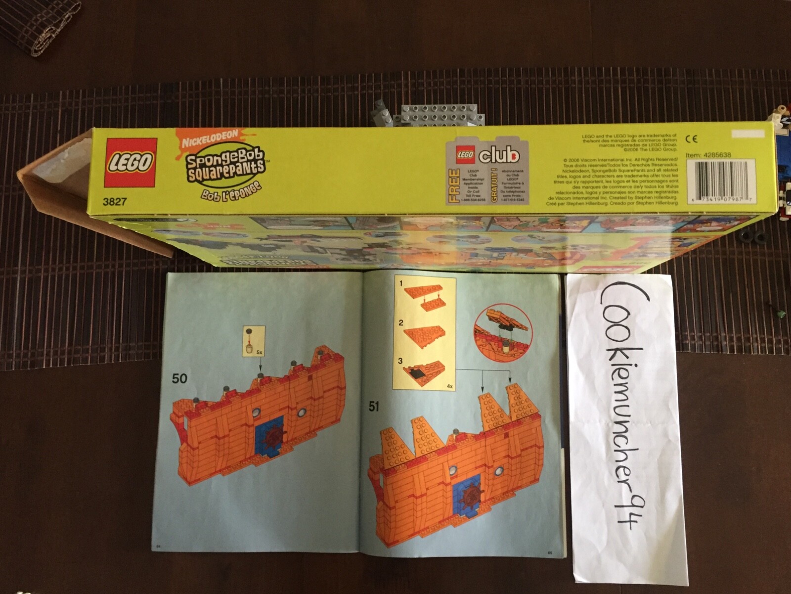 LEGO 3827 Spongebob Squarepants Adventures in Bikini Bottom | eBay