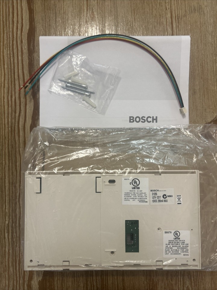 Bosch D1255 Security System Alarm Text keypad fluorescent off white ...