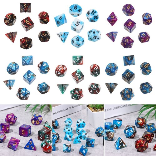 Two-color Dice Set Game Accessory Leisure Entertainment Toys Party ...