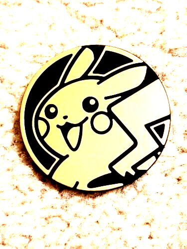 Pikachu Coin Collectible Pokemon TCG Cards Play Flip Coin | eBay