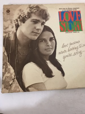 Music Soundtrack Of Paramount Picture Love Story Vinyl LP Ships N 24hrs ...