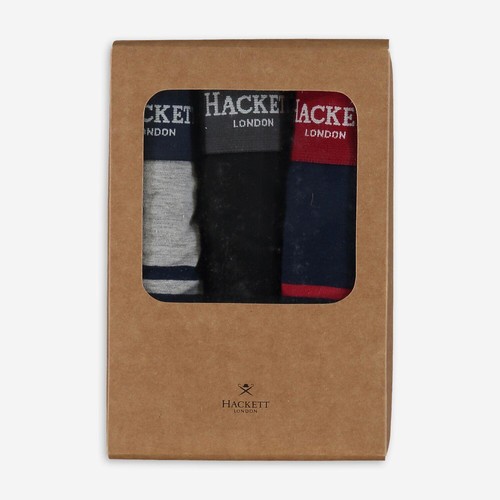 HACKETT Mens Boxer Trunks Cotton Jersey Hackett Branded Waistband Gift ...