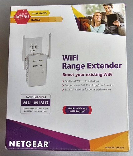 NETGEAR EX6100 IEEE 802.11ac 450Mbps Wireless Range Extender for sale ...